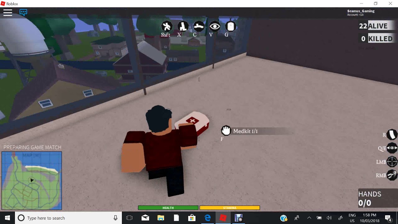 A game of PUBG in roblox - YouTube