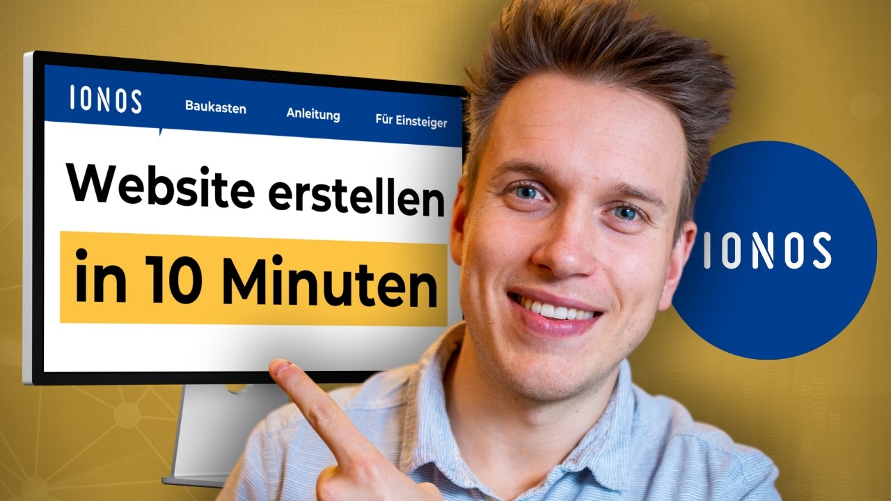 IONOS Baukasten Tutorial (2024): Website erstellen in 10 Minuten - YouTube