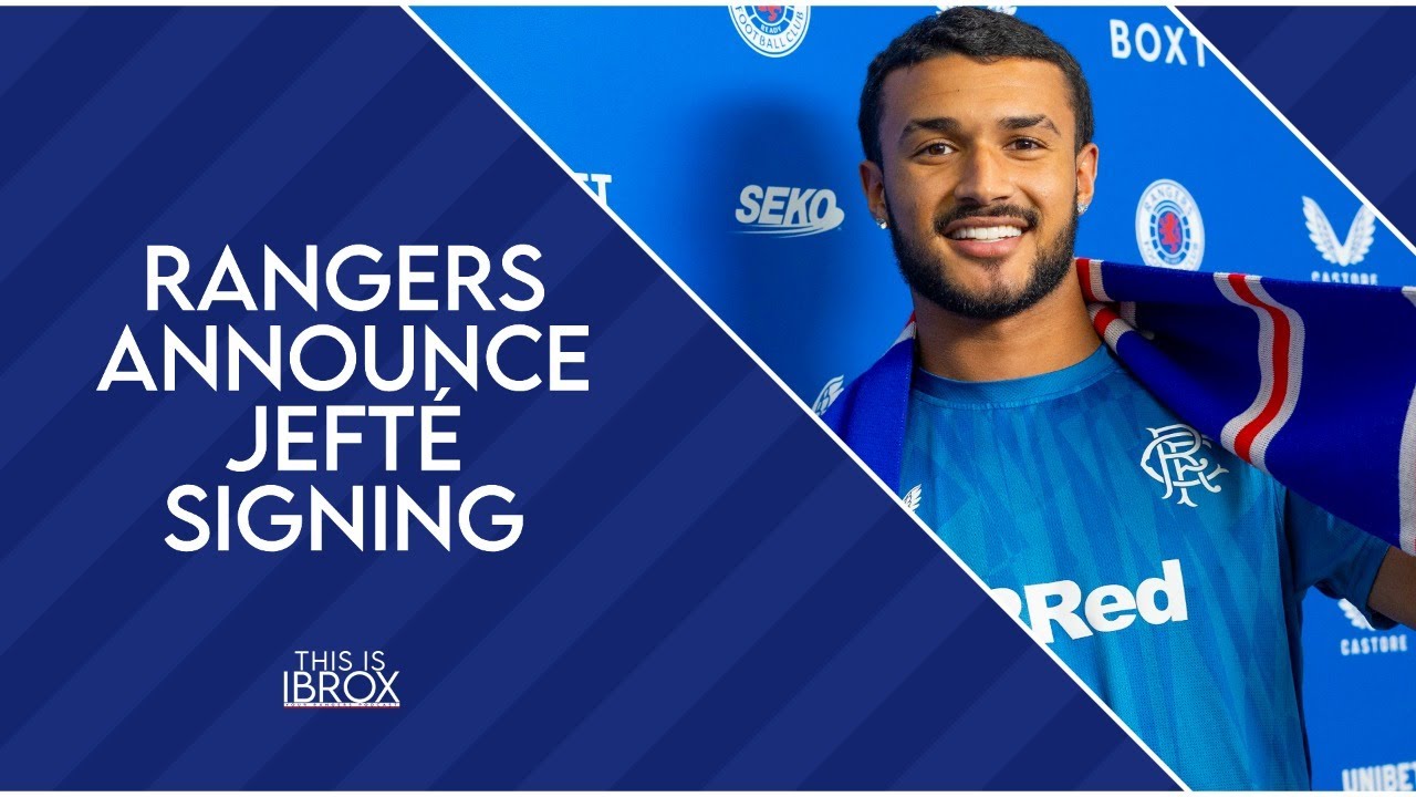 Rangers announce signing of Brazilian left back Jefté - YouTube