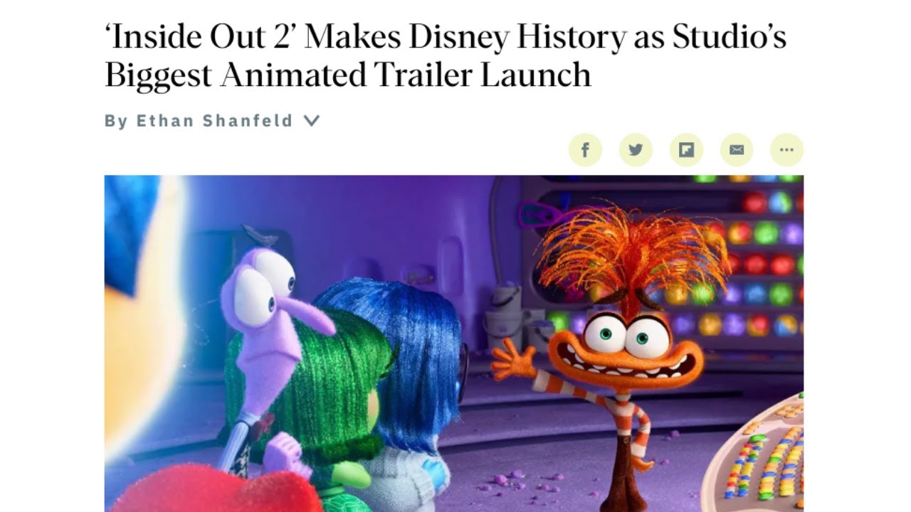 Inside Out 2 just broke an all time record - YouTube