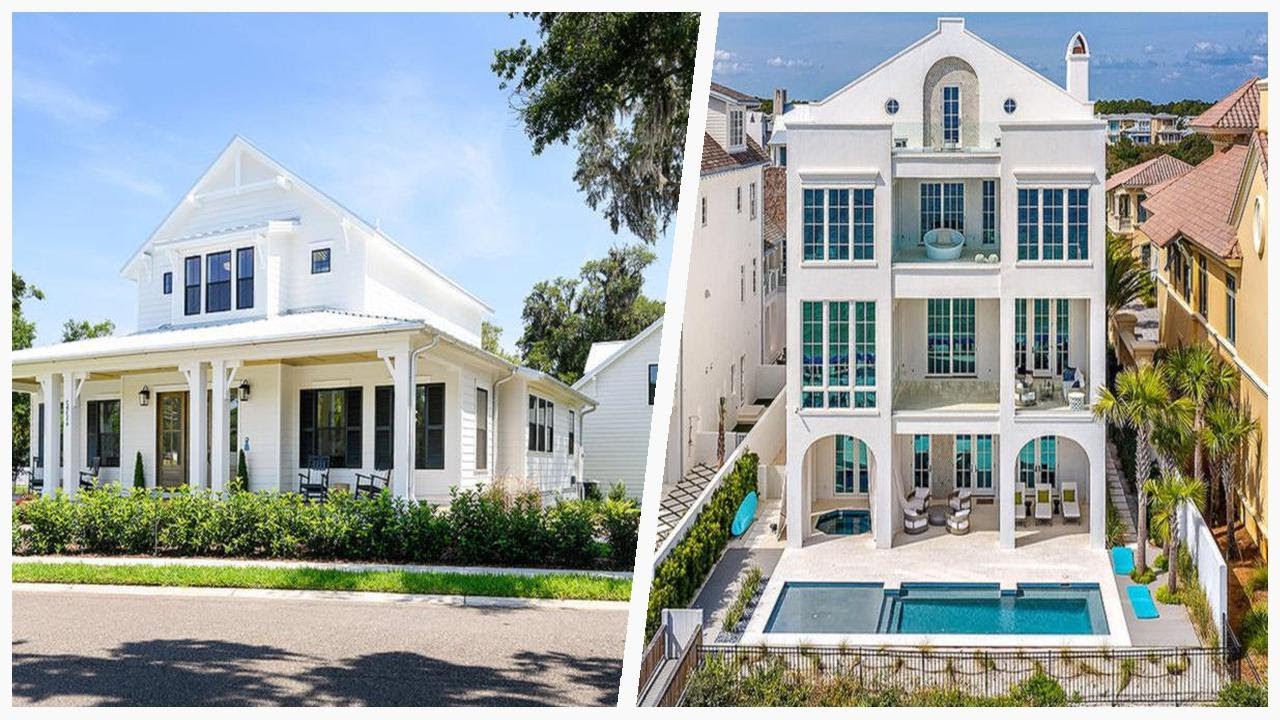 75 Huge Exterior Home With A White Roof Design Ideas #497 You'Ll Love ...