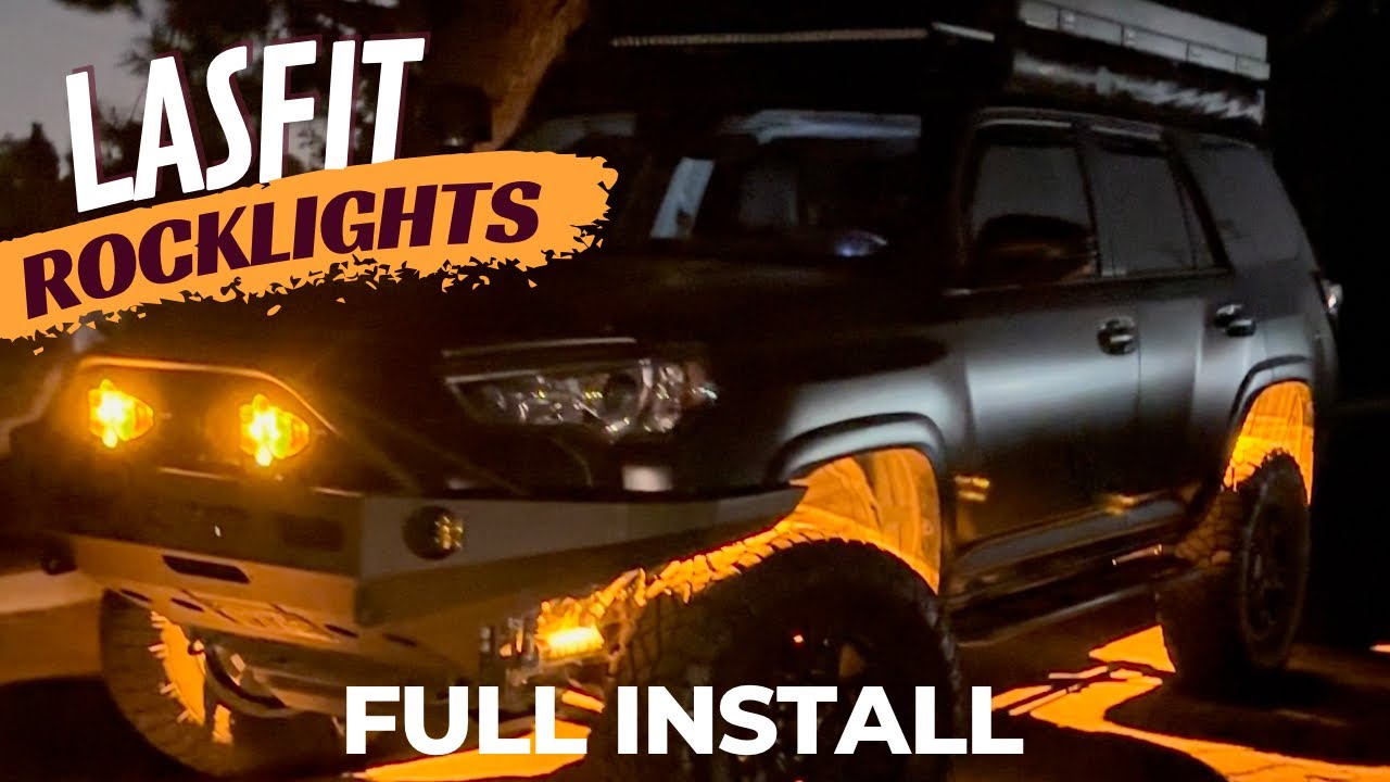 LASFIT Rock lights Installation on Toyota 4Runner with Switch-Pros ...