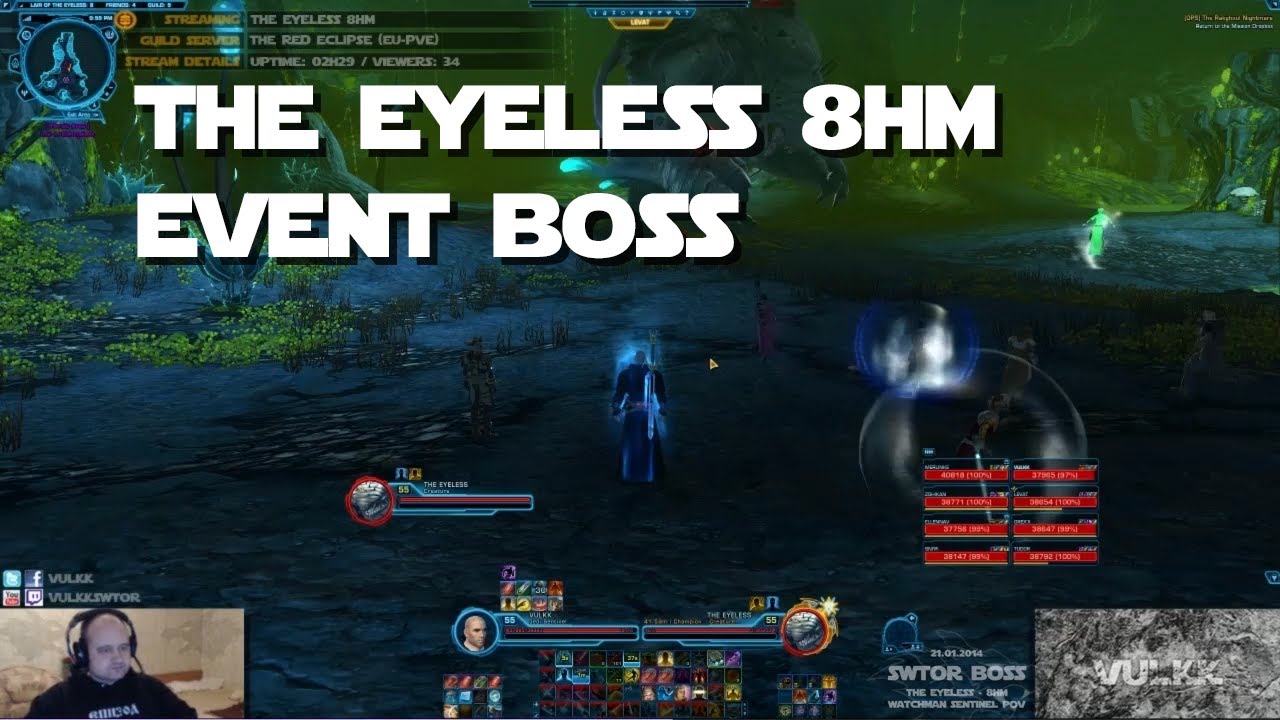 SWTOR WB - The Eyeless 8HM [Solstice] (Rackghoul Event, Sentinel PoV ...