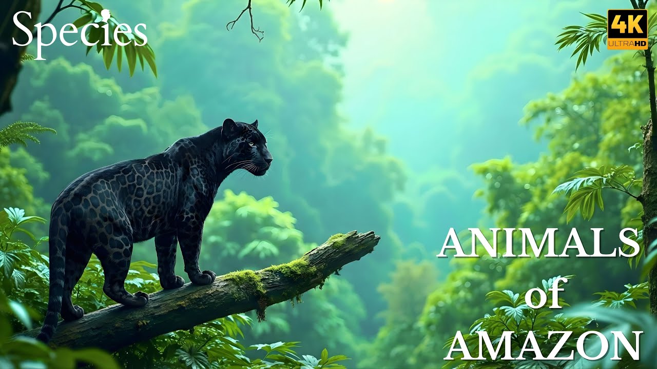 A Day in Amazon Forest 4K | Animals that Call the Jungle Home | JUNGLE ...