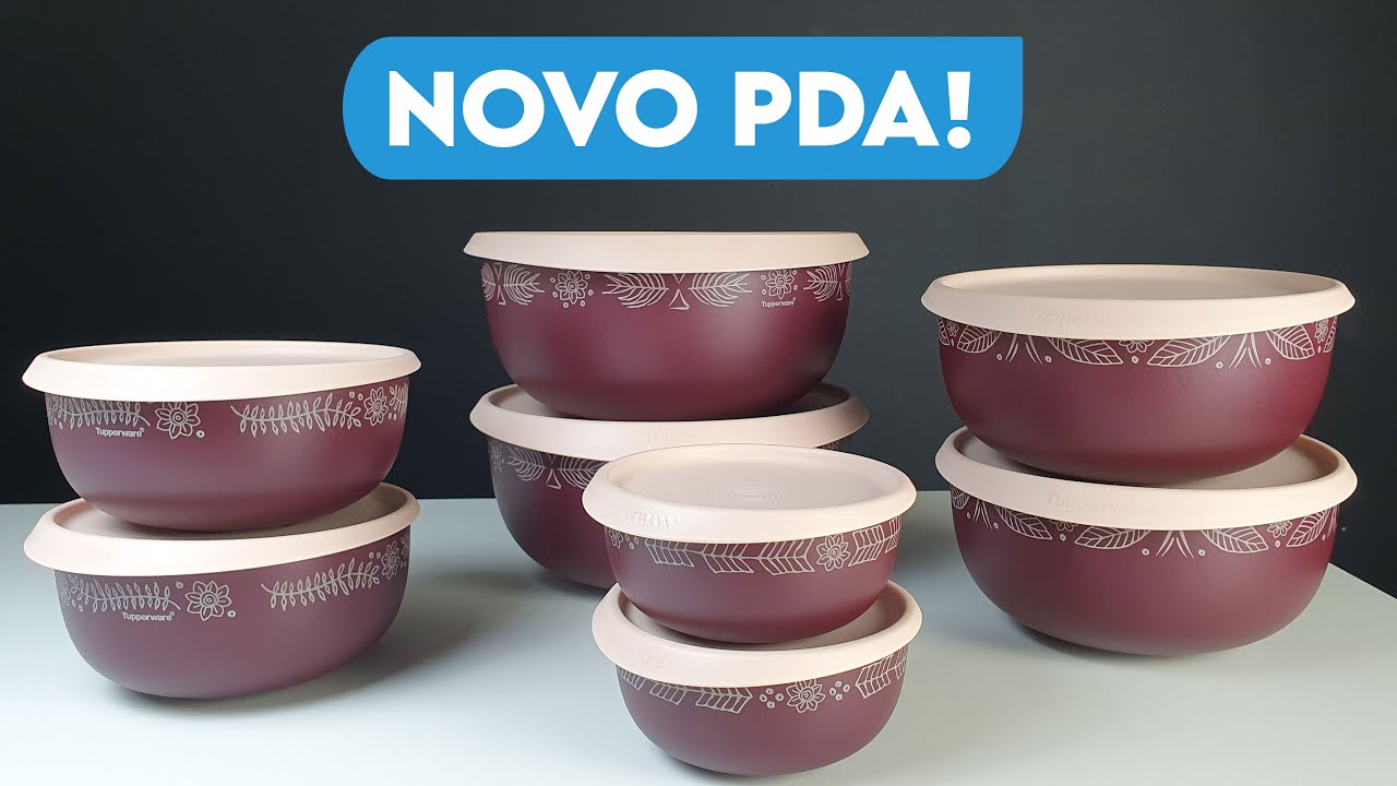 PDA Linha Toque Mágico Rustic - Tupperware - YouTube