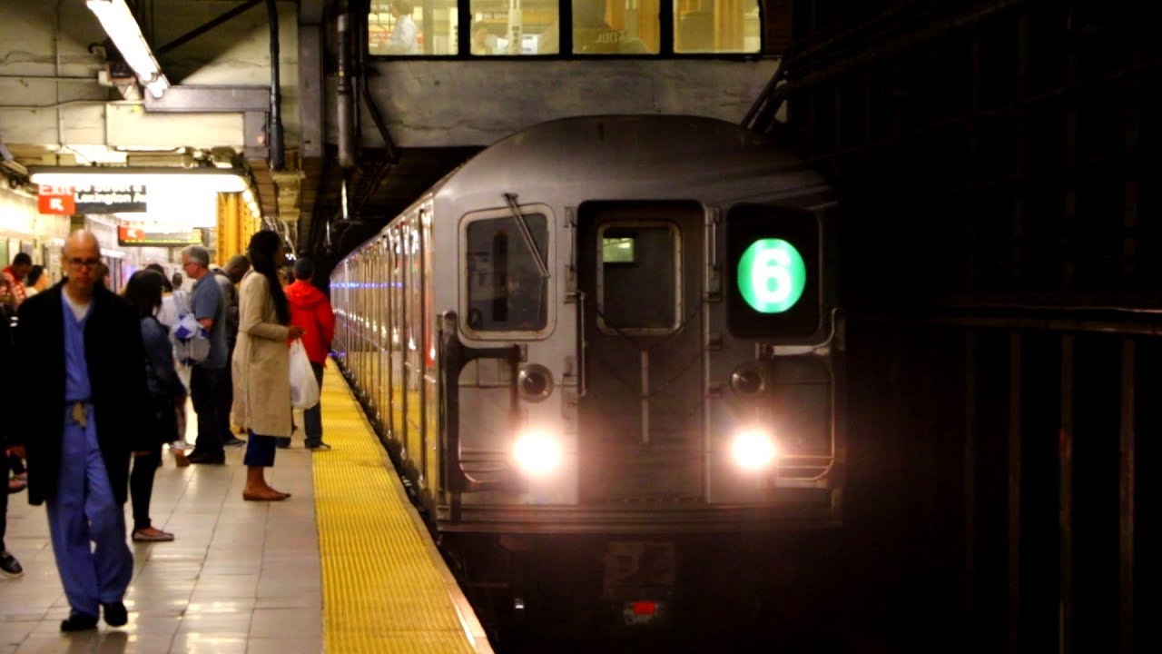 MTA New York City Subway : Brooklyn Bridge-City Hall Bound R62A 6 Train ...