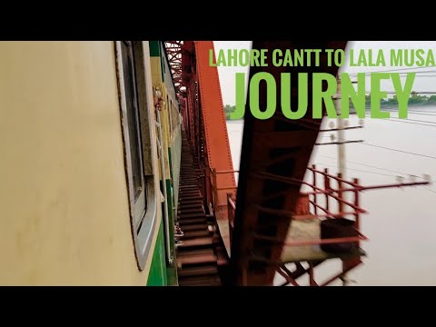 Lahore Cantt to Lala Musa Junction Journey with Pakistan Railways - YouTube