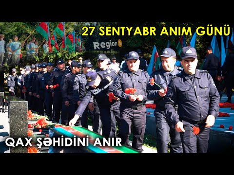 Qax Şəhidlərini anır - 27.09.2023