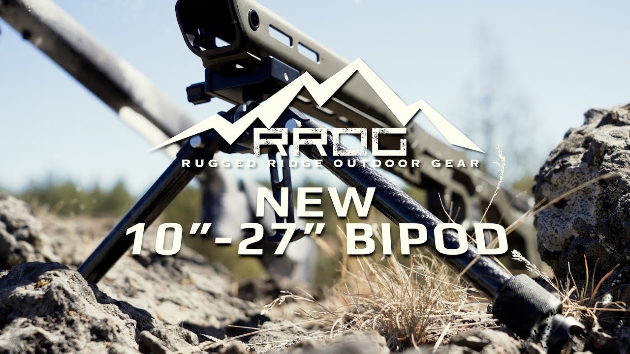 RUGGED RIDGE GEN 3 10–27” BIPOD — PRONE TO SITTING, ONE SOLUTION - YouTube