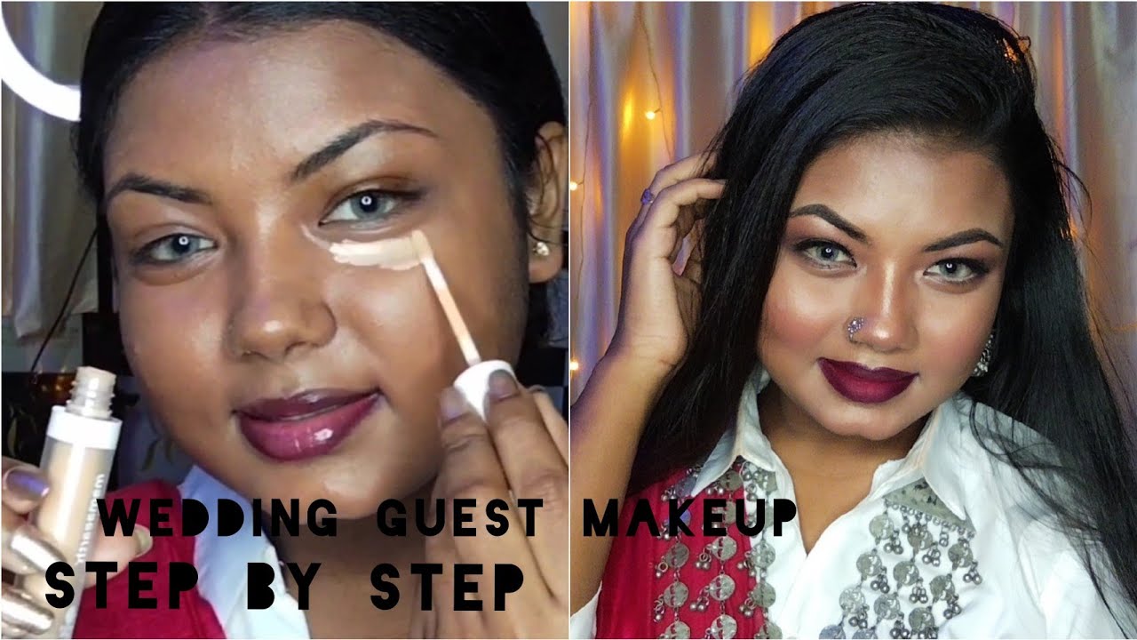 wedding guest makeup tutorial.Step by Step - YouTube