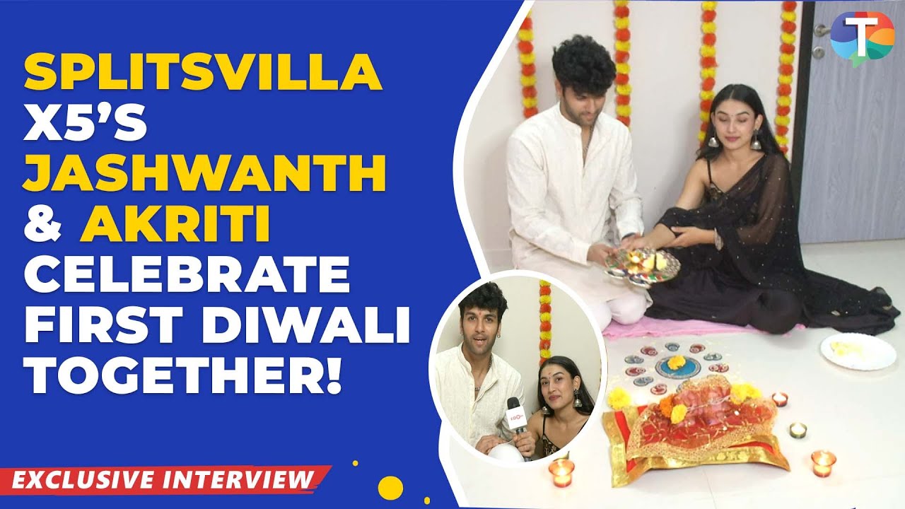 Splitsvilla X5’s Jashwanth Bopanna-Akriti Negi do Lakshmi Puja ...