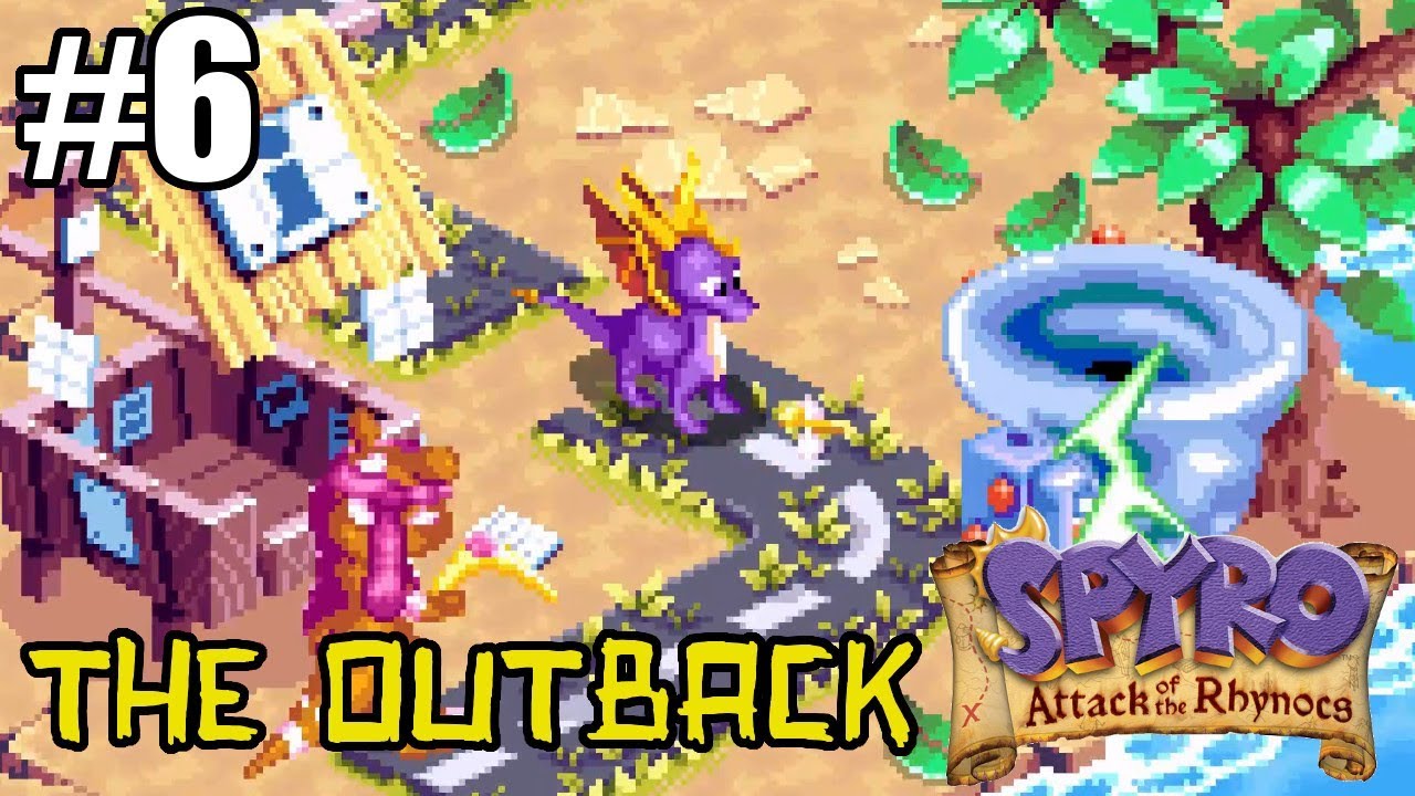 Spyro: Attack of the Rhynocs #6 - The Outback + Professor's Secret Lab ...