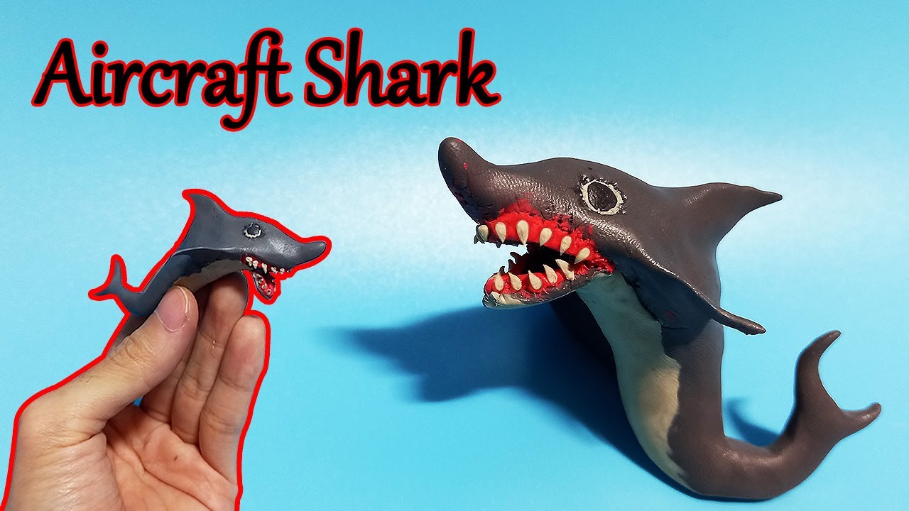 스톱모션 항공기 상어 만들기 트레버 헨더슨 How To Make An Aircraft Shark With Clay 3292