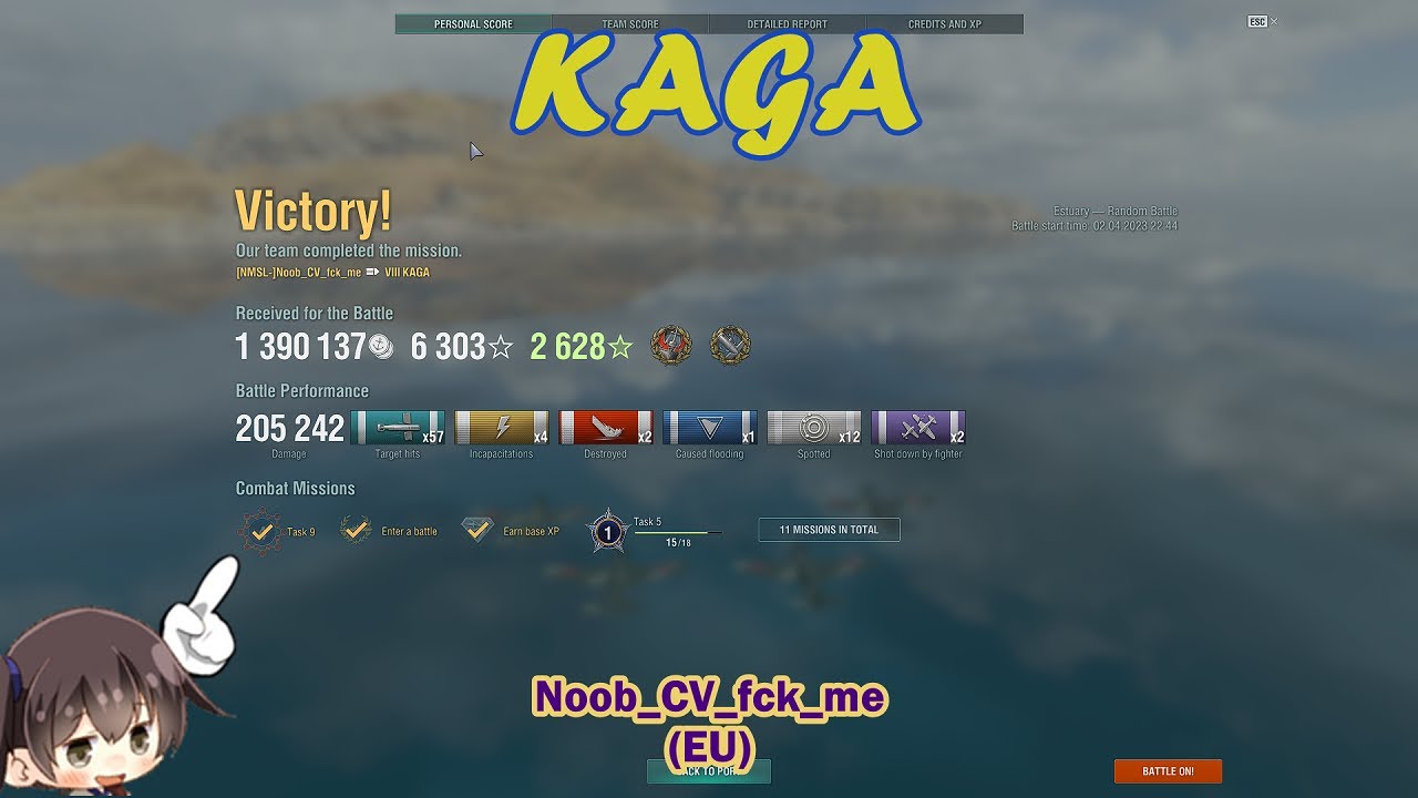 {Replay | 12.2}Tier 8 CV IJN Kaga by Noob_CV_fck_me(EU) - 200k+ damage ...
