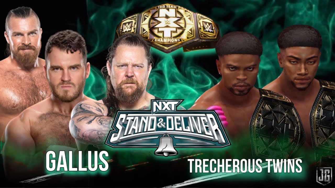 WWE 2K24 Universe Mode | NXT STAND & DELIVER | The Treacherous Twins vs ...