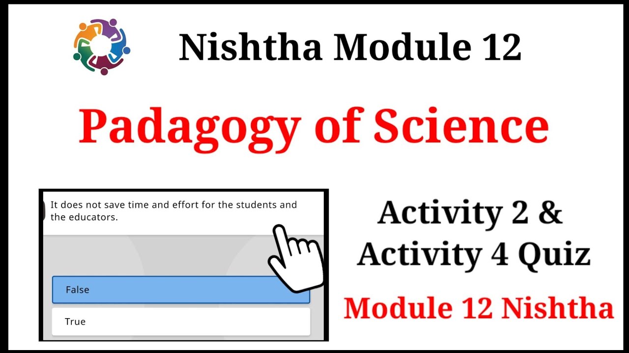 Nishtha Module 12 Quiz Answers | Module 12 Answer Key | Nishtha Module ...
