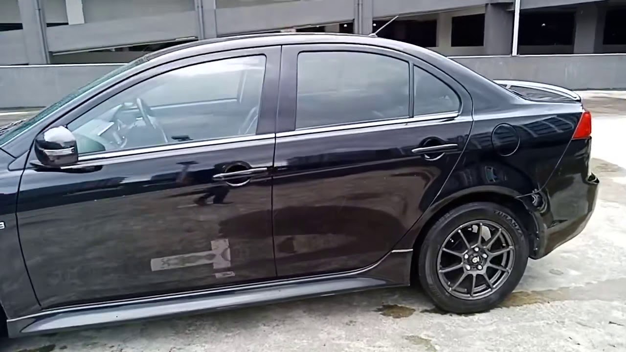 Mitsubishi lancer ex 2015 black Cyprus - YouTube