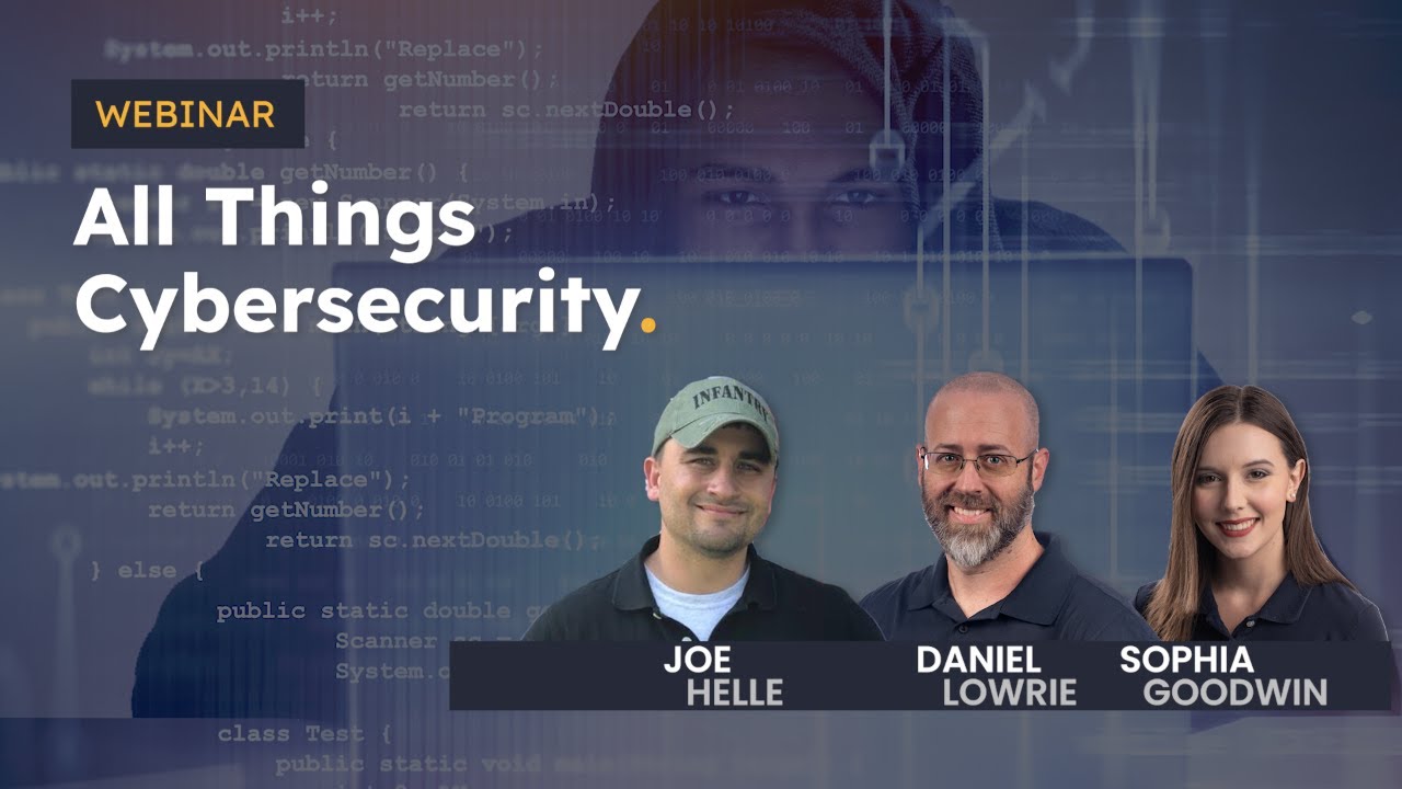 All Things Cybersecurity with Joe Helle - YouTube