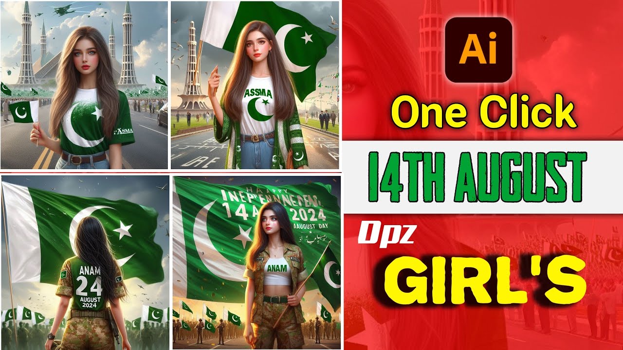 14th August Dpz for Girls. AI Generated Dpz - YouTube