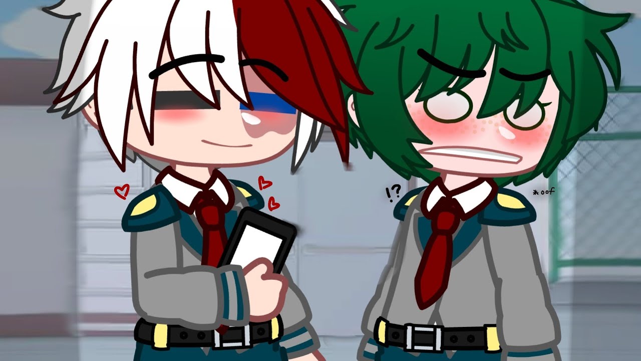 How Todoroki make midoriya flustered😳💞💕 || TdDk💕 || mha/bnha || - YouTube