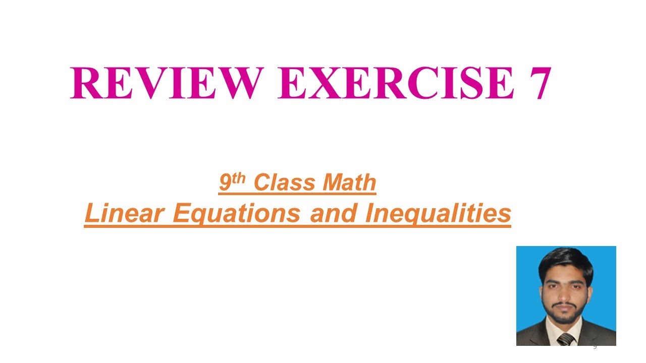 Multiple Choice Questions from Past Papers | 9th Class Math, Ch #7 ...