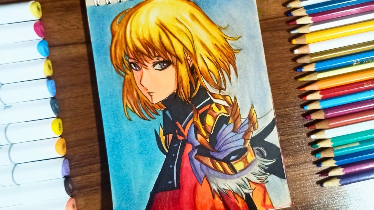 Drawing Cha Hae-in(solo leveling): How to draw solo leveling character ...