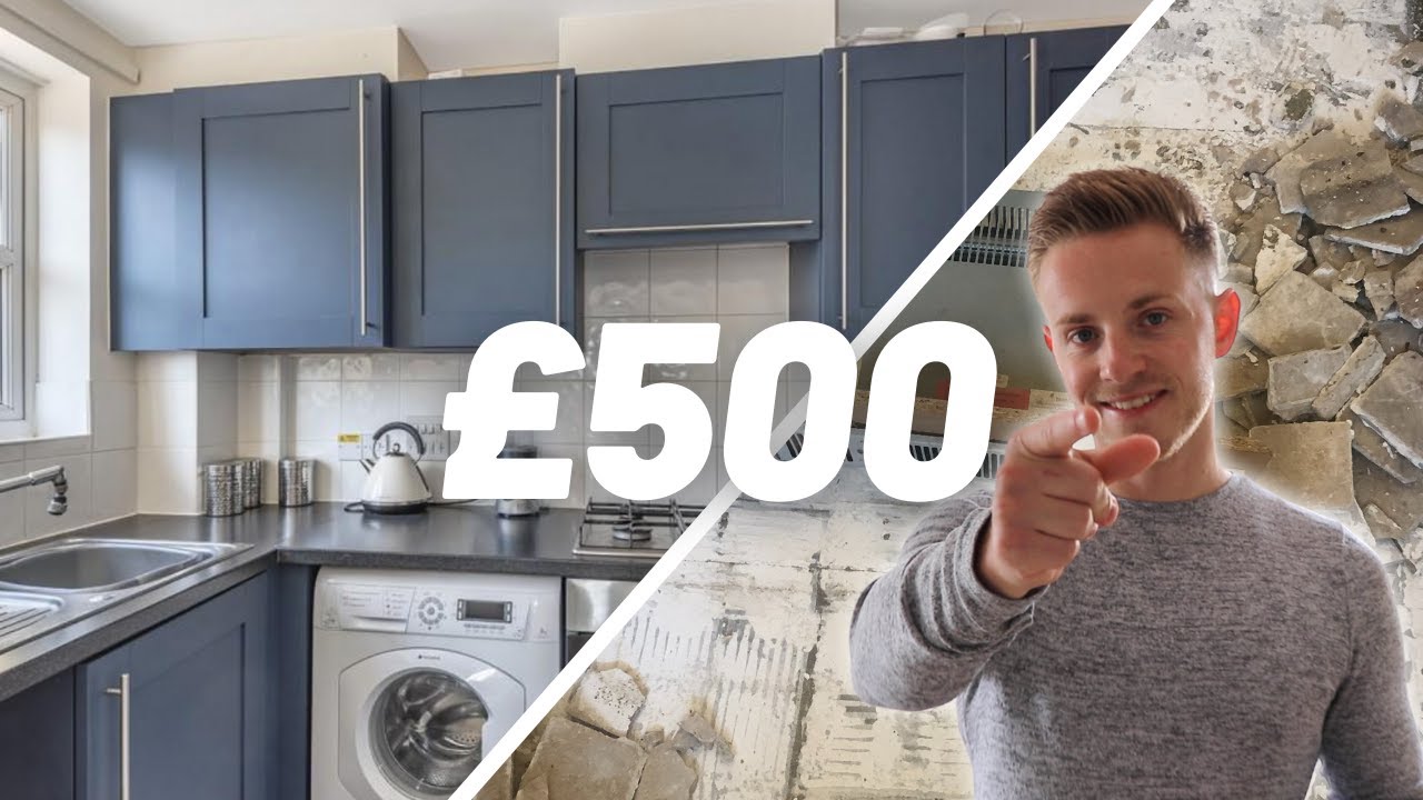 My Cheap Kitchen Property Refurb - House Renovation DIY upcycle - YouTube