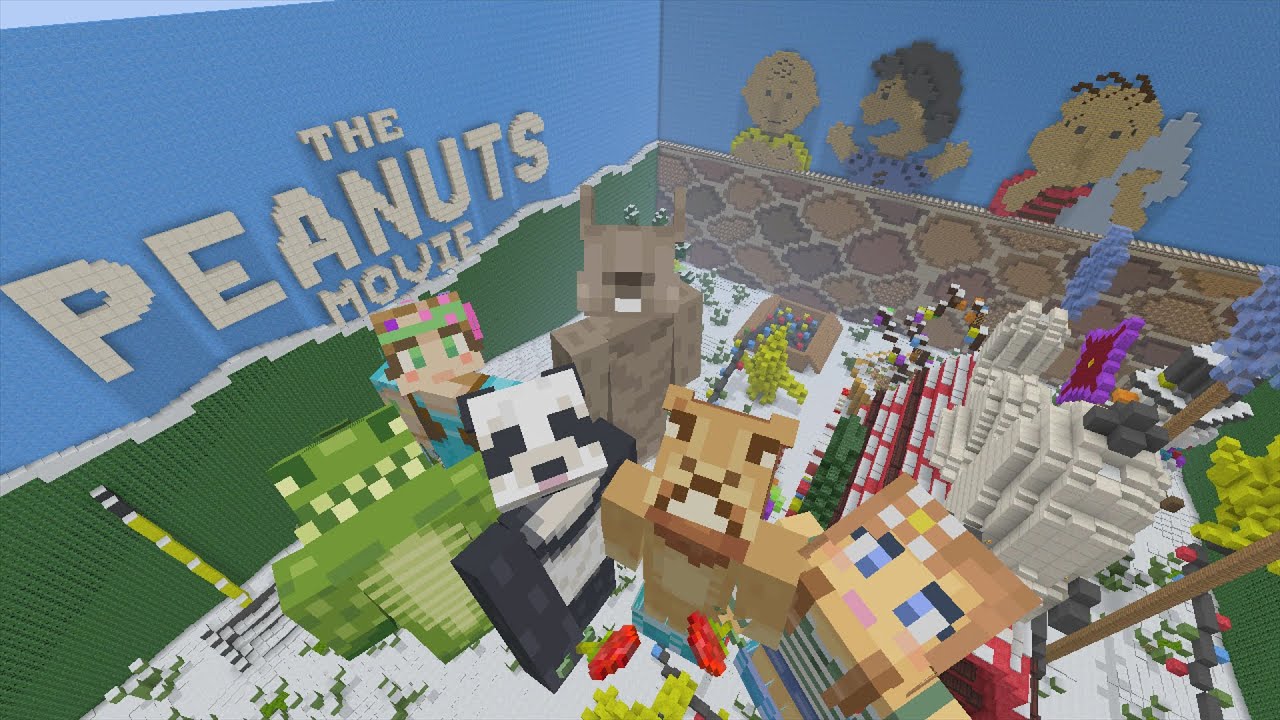 Minecraft Xbox - Hide and Seek - The Peanuts Movie - YouTube