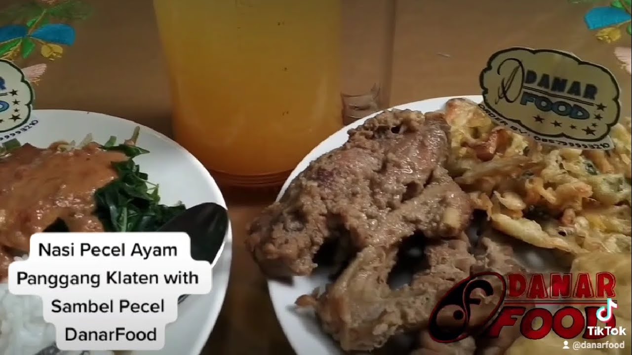 Nasi Pecel Lauk Ayam Panggang Klaten yang Super Enak dan Nikmat with ...