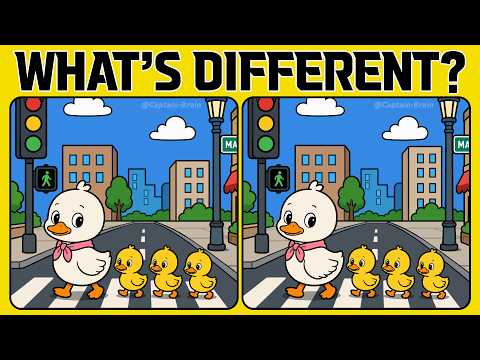 What’s Different? Test Your Eyes with These Spot the Difference Puzzles! (A Bit Tricky)