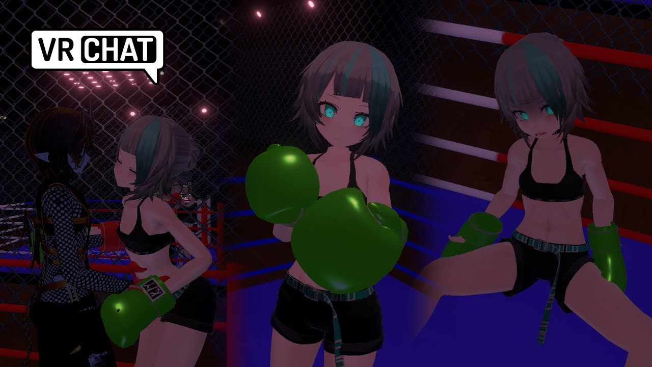 Training with a devil😈 VRchat POV BOXING - YouTube