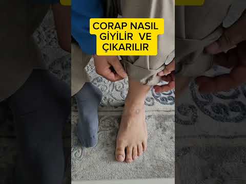 Çorap nasıl giyilir?