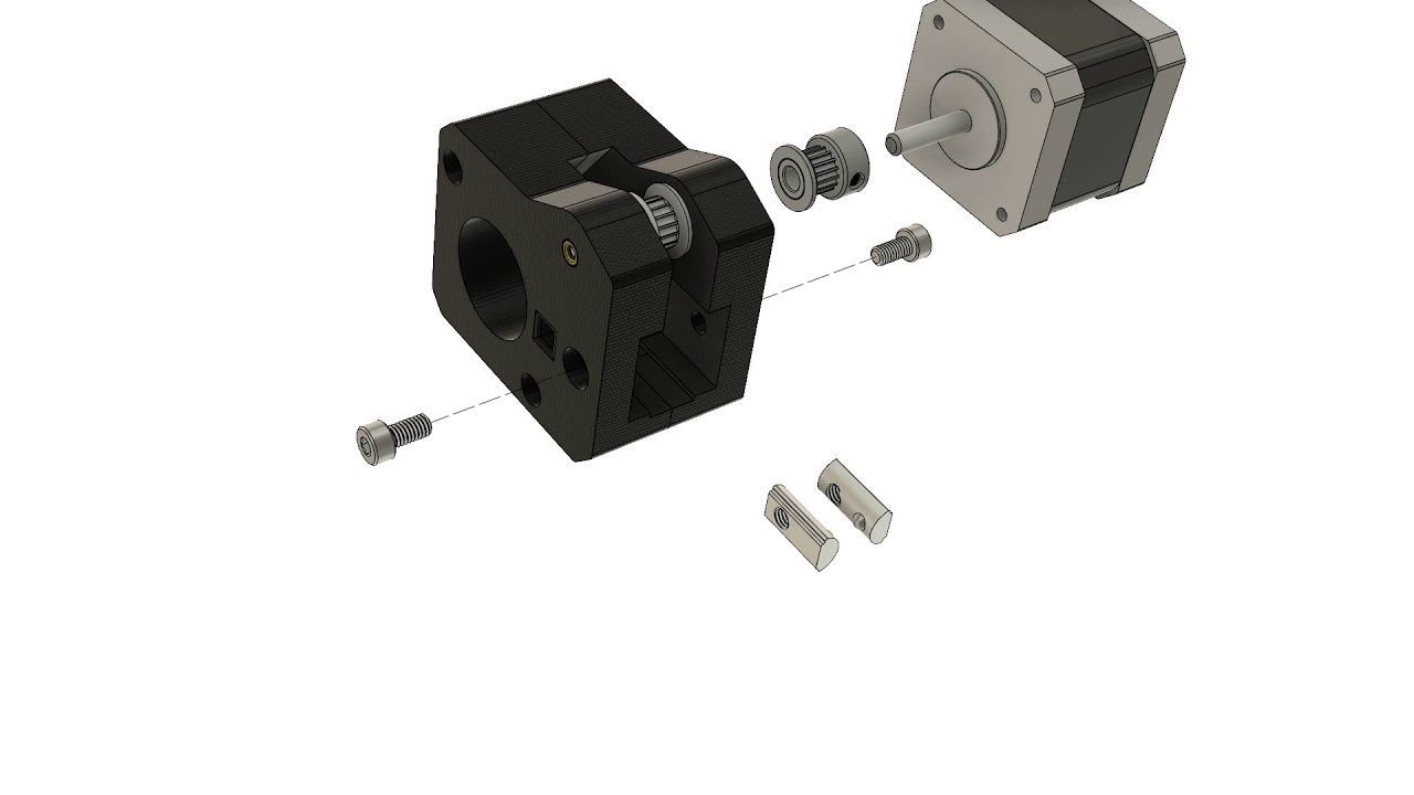 X Axis Motor Assembly - YouTube