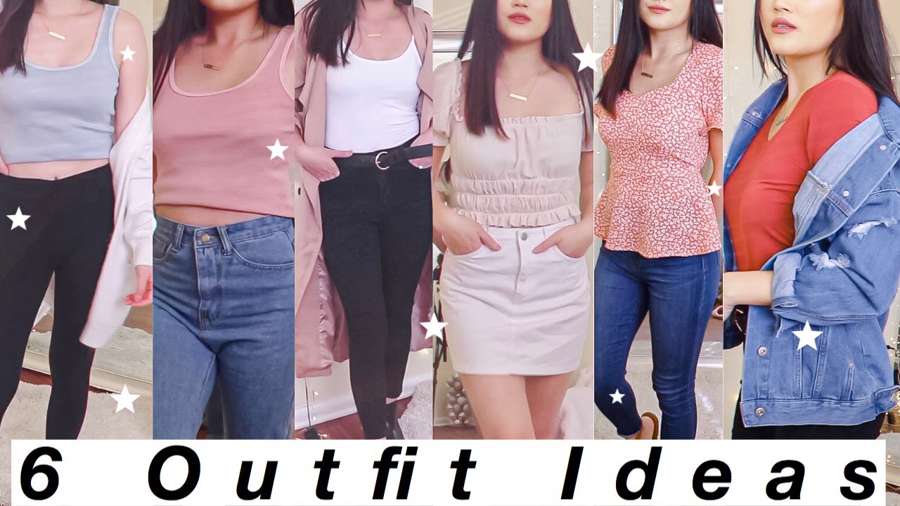 6 OUTFIT IDEAS 🌿 2020 | Angelina Khang - YouTube