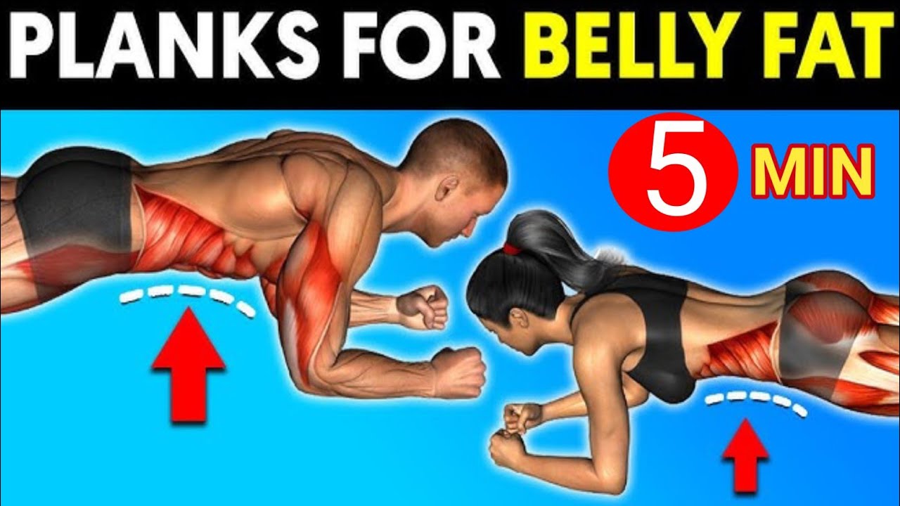 Plank Exercises That ACTUALLY Reduce Belly Fat - YouTube