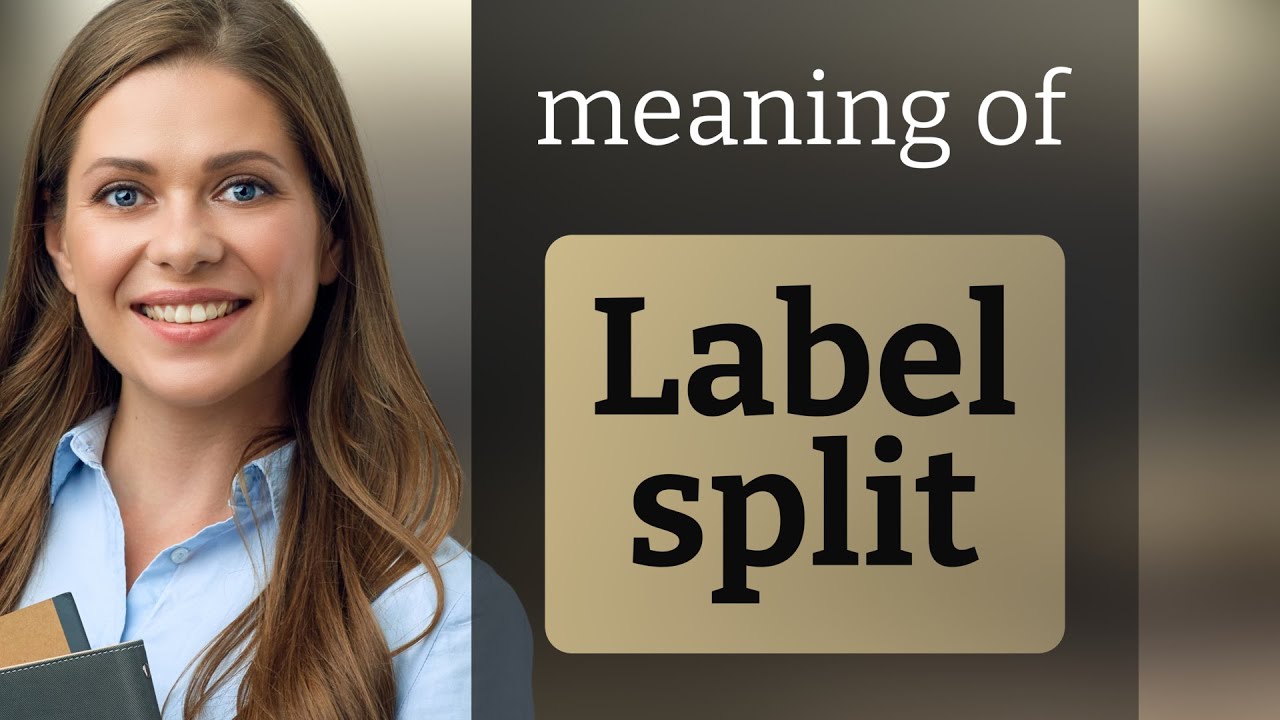 Understanding "Label Split": A Guide for English Learners - YouTube