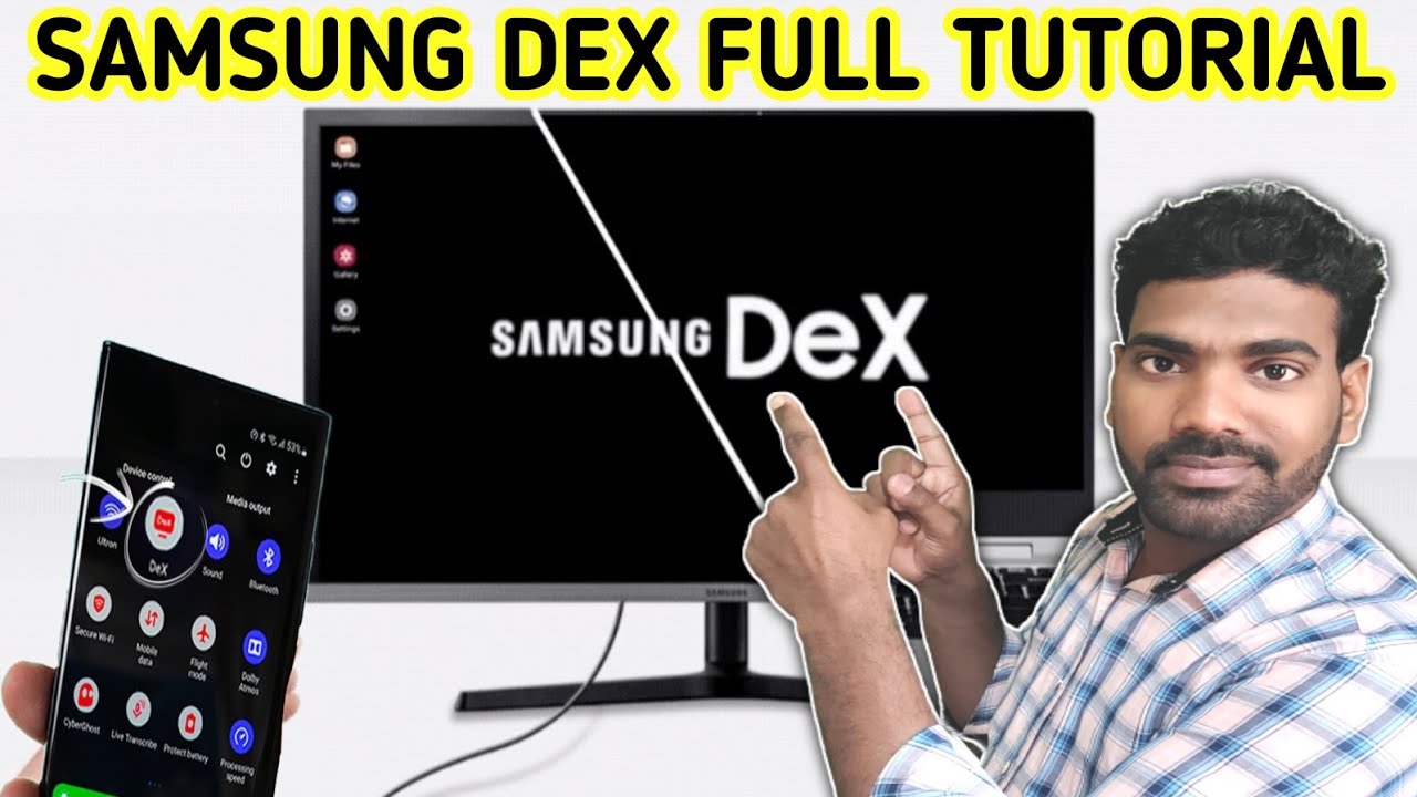 Samsung Dex Full Tutorial | How To Connect Samsung Dex From Mobile To Laptop - YouTube