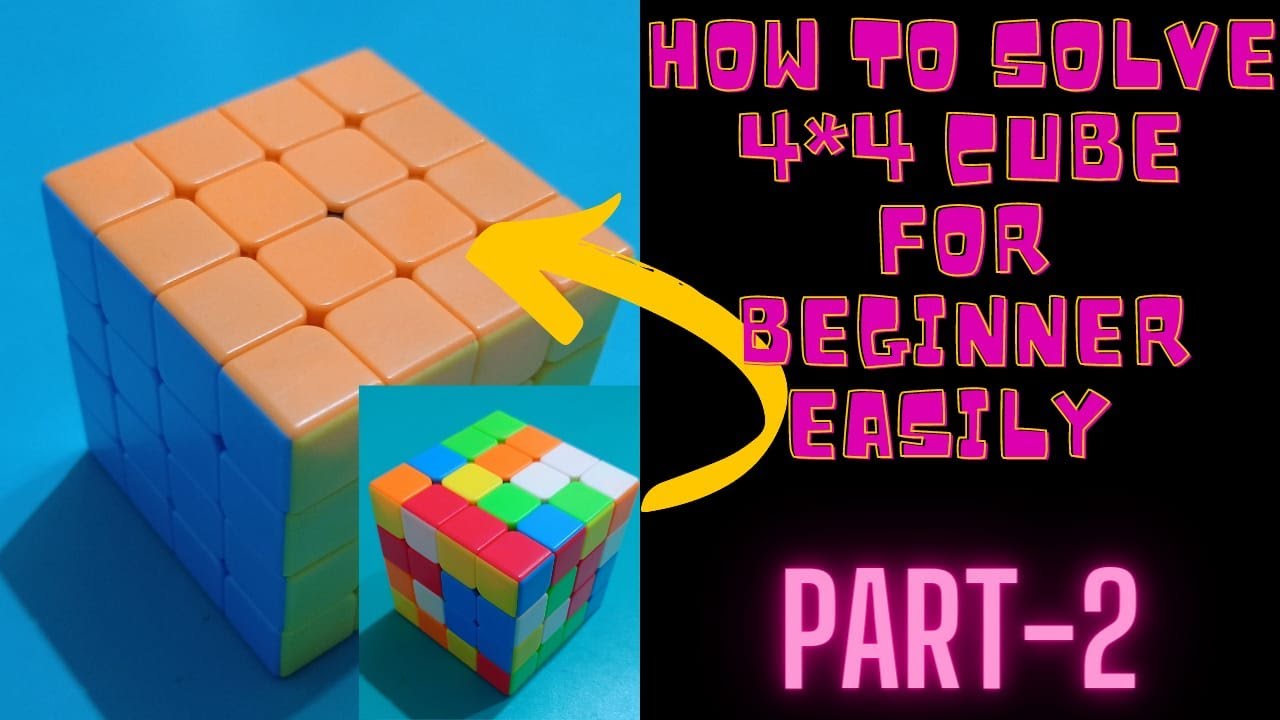 How to solve 4 by 4 cube Part-2 | HOW TO SOLVE 4*4 CUBE EASILY ...