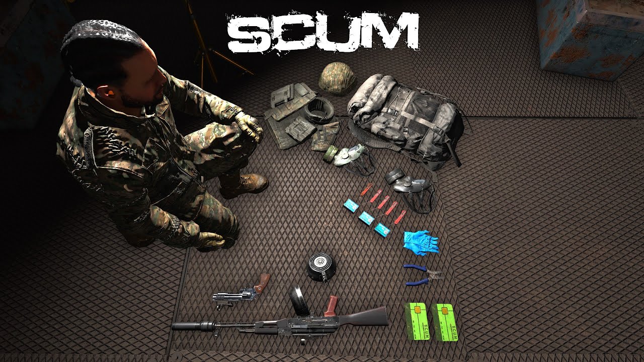 SCUM The Hunt for Screwdrivers to do 2 Kill Box Cards Live Gameplay ...