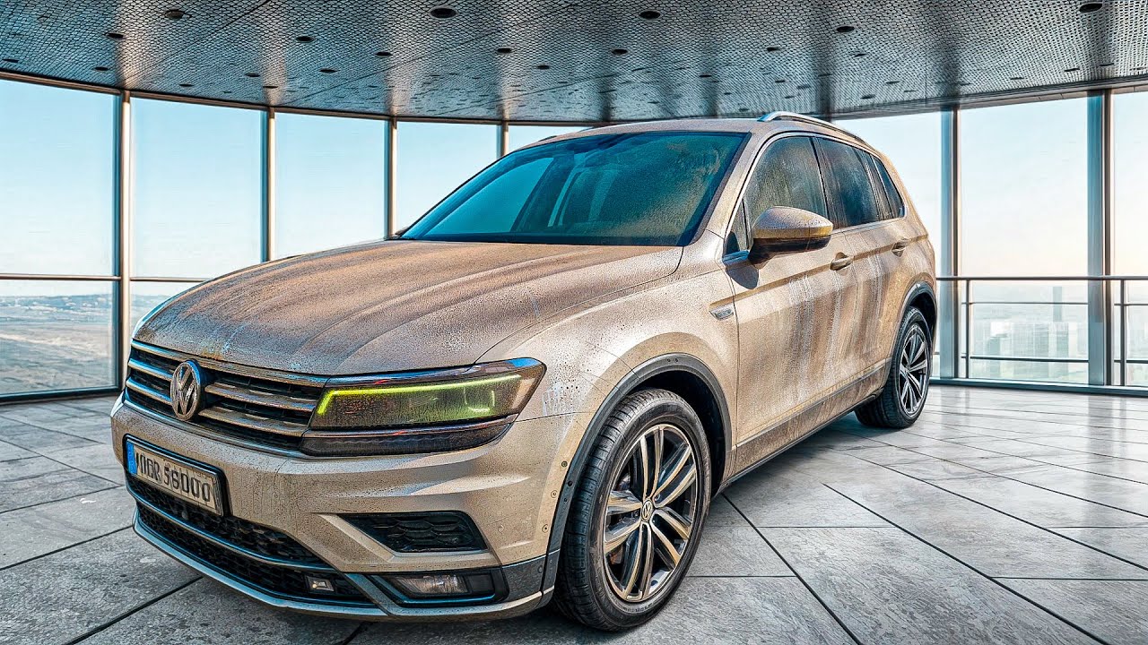 Dirtiest car wash ever ! VOLKswagen Tiguan Washing - YouTube