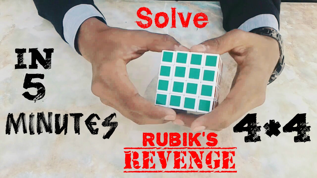 Solve the 4x4 Rubik's Revenge (Solve in just 5 minutes) - YouTube