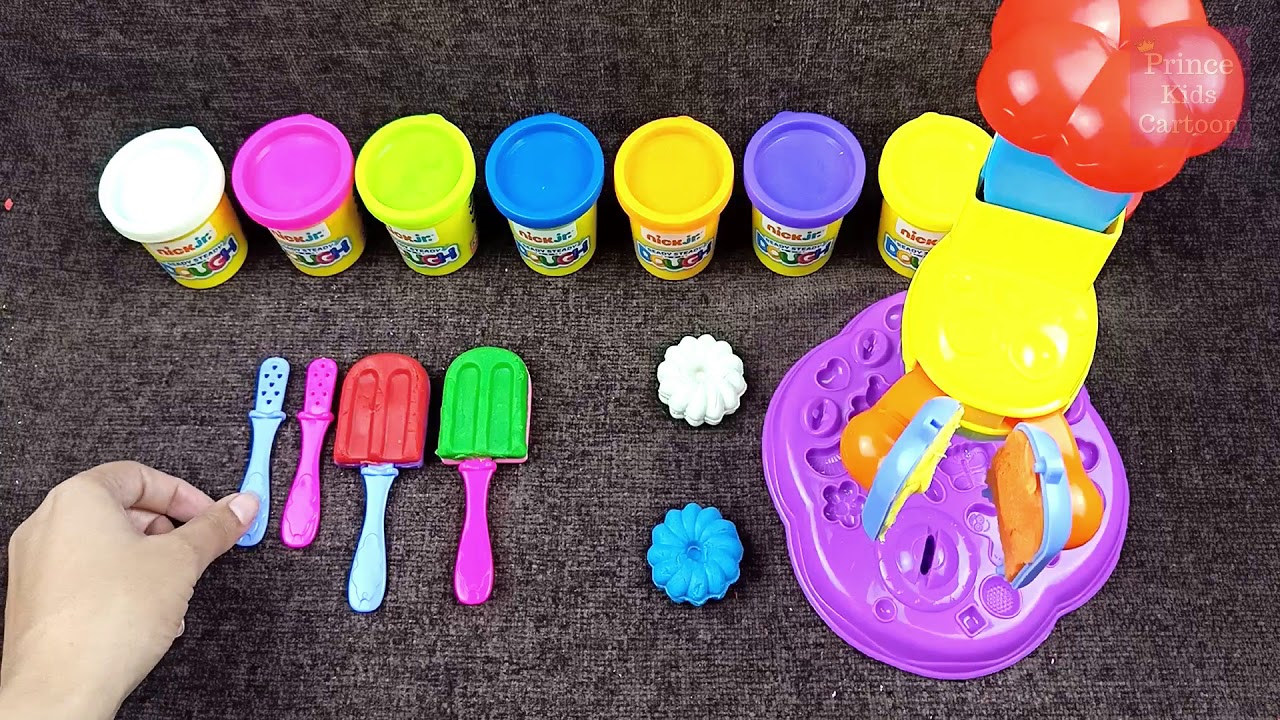 Play Doh Fun & Magic Swirl Ice Cream Sweet Shoppe Playsets! - YouTube