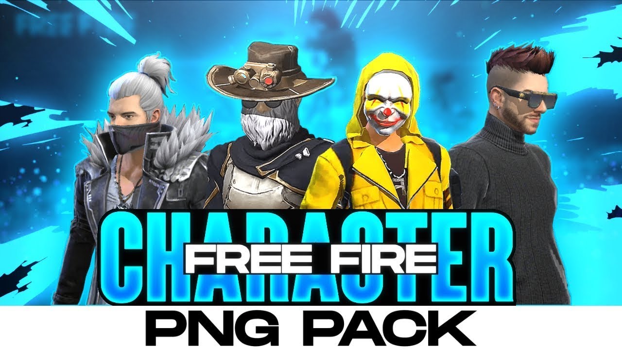 Free Fire Character Png Pack || 20+ HD & Unique Render || FF Render ...
