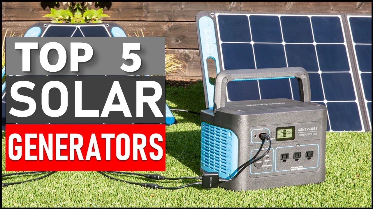 Top 5 Best Solar Generators in [2025] - YouTube