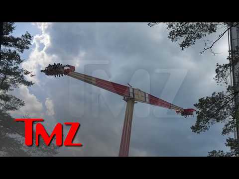 Six Flags Attraction Gets Jammed Mid-Ride, People Stuck in Air for Half an Hour | TMZ