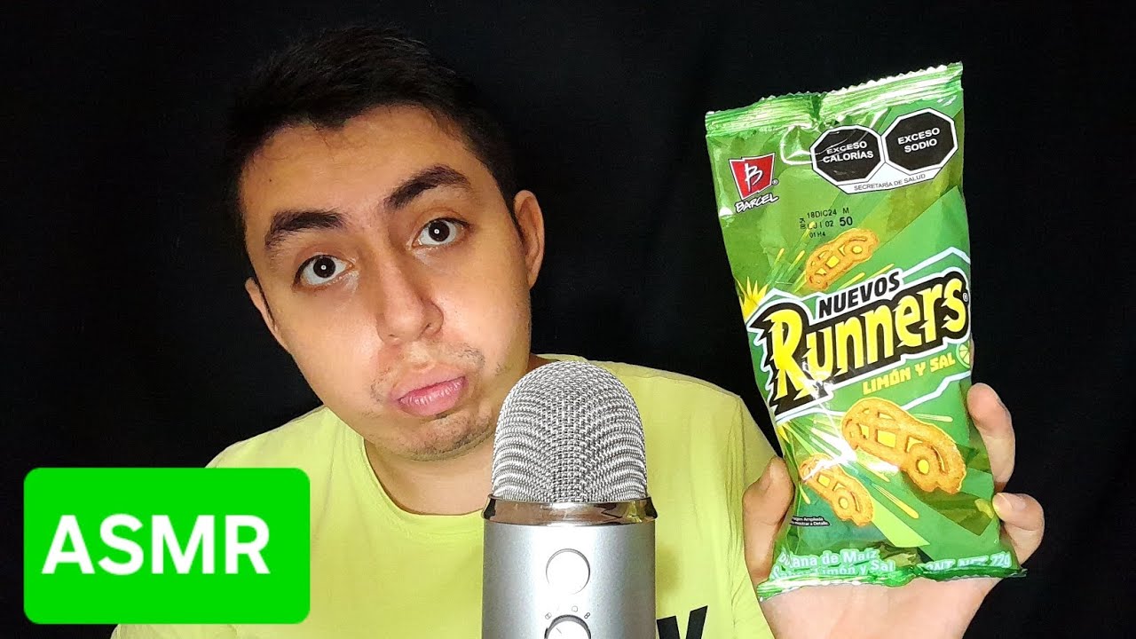 ASMR Probando los nuevos RUNNERS Limón y Sal 🧂🍋 - YouTube