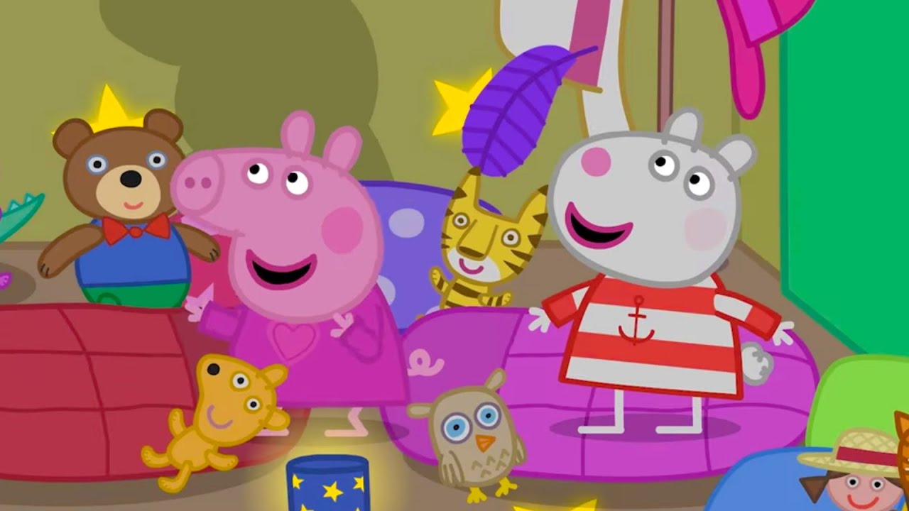 Peppa Pig And Suzy Sheeps Treehouse Sleepover 🐷 😴 Playtime With Peppa ...