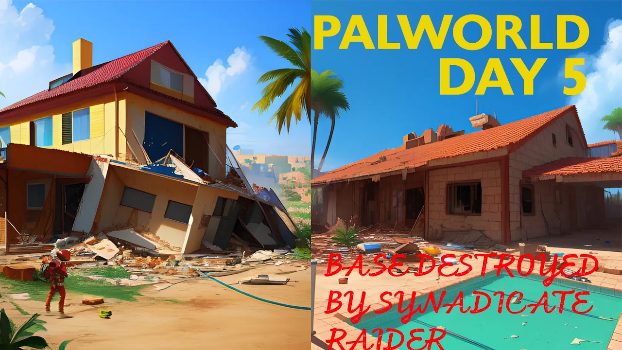 SYNDICATE RAIDER DESTROYED MY BASE || PALWORLD DAY 5 - YouTube