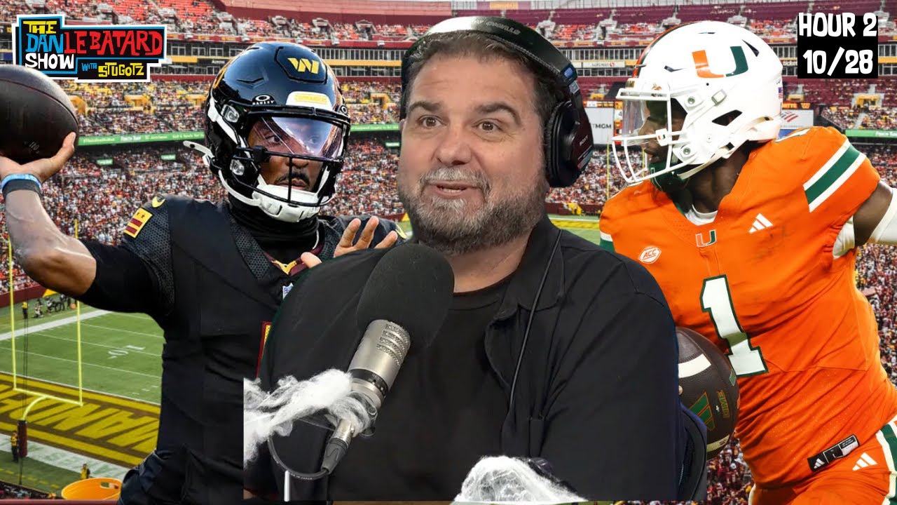 NFL and College Football Reactions | Hour 2 | 10/28 | The Dan Le Batard ...