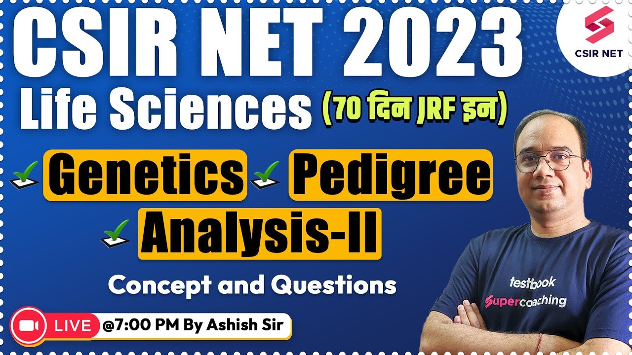 CSIR NET | Life Sciences | Genetics | Pedigree Analysis-II | Imp ...